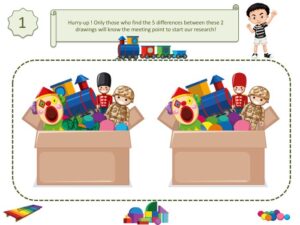 A Kindergarten Classroom Detective Game - Treasure hunt 4 Kids