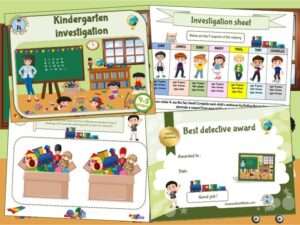 A Kindergarten Classroom Detective Game - Treasure hunt 4 Kids