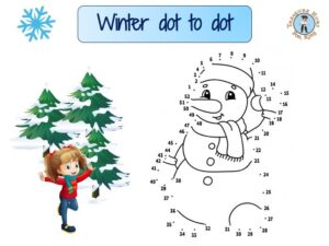 Winter dot to dot - Free Snowman PDF Activity to Print - Treasure hunt ...