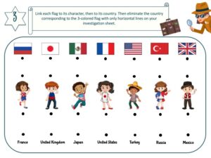 Around the World Detective Game (Ages 8+) | Printable PDF - Treasure ...
