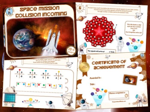 Astronaut Escape Room - Space Mission - Treasure hunt 4 Kids