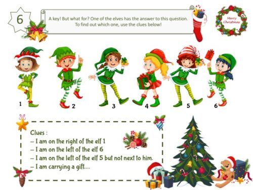 Christmas Escape Room - Santa's List (Ages 8+) - Treasure hunt 4 Kids