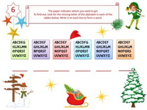 Christmas Treasure Hunt for Kids Ages 6–7 | PDF Game Kit - Treasure ...