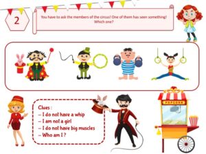 Circus Mystery Detective Game - Find the Big Top Trickster - Treasure ...
