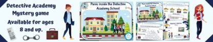 Detective Academy Mystery Game - Printable Game for Kids 8+ - Treasure ...