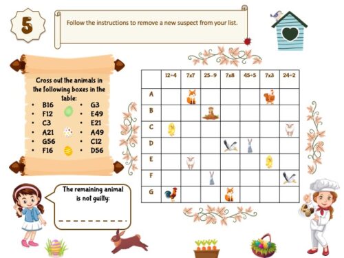 Easter Investigation Game - Chocolate Kingdom - Treasure hunt 4 Kids