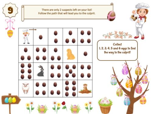 Easter Printable Game (Ages 4–5) | Chocolate Kingdom PDF - Treasure ...