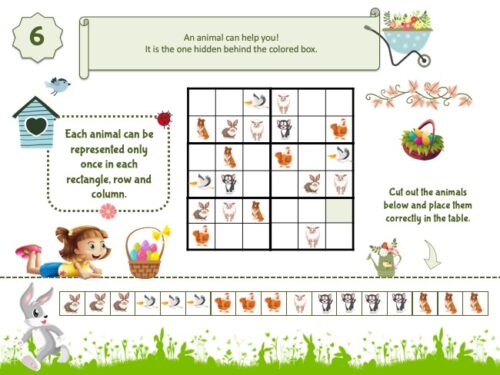 Easter Egg Game - Egg Hunt Activity - Treasure hunt 4 Kids