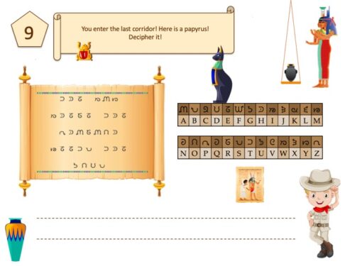 Egypt treasure hunt game for kids - Treasure hunt 4 Kids