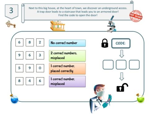 Underground Lab Escape Room - Treasure hunt 4 Kids