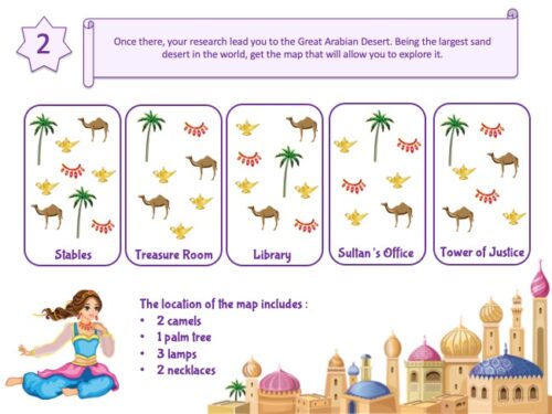 Fairy Tale party game - Print & Play game kit - Treasure hunt 4 Kids