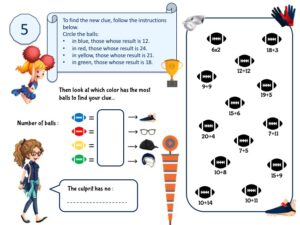 Football Mystery Party Game - Printable Kit Ages 6–7 - Treasure hunt 4 Kids