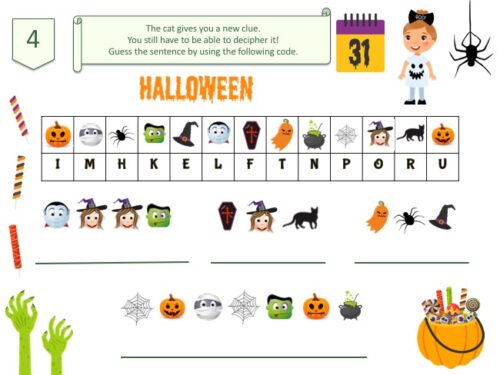 Halloween mystery game for Kids Ages 6–7 - Treasure hunt 4 Kids