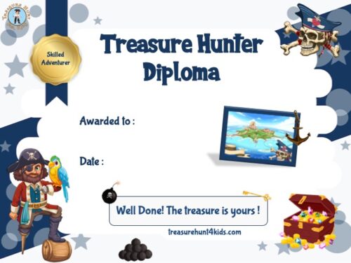 The Treasure of the Pirate Island - Treasure hunt 4 Kids