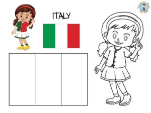 Italy Coloring Page - Free Printables - Treasure hunt 4 Kids