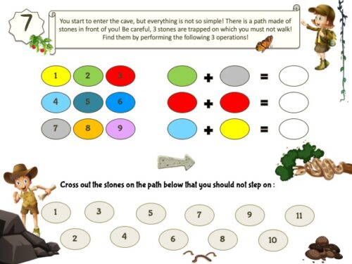 Jungle treasure hunt - Printable adventure - Treasure hunt 4 Kids