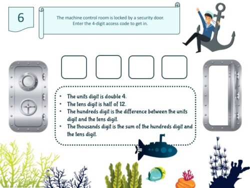 The Submarine Escape Adventure - Oceanic Odyssey - Treasure hunt 4 Kids