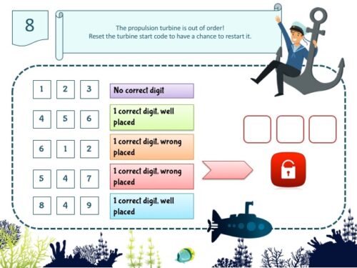 The Submarine Escape Adventure - Oceanic Odyssey - Treasure hunt 4 Kids