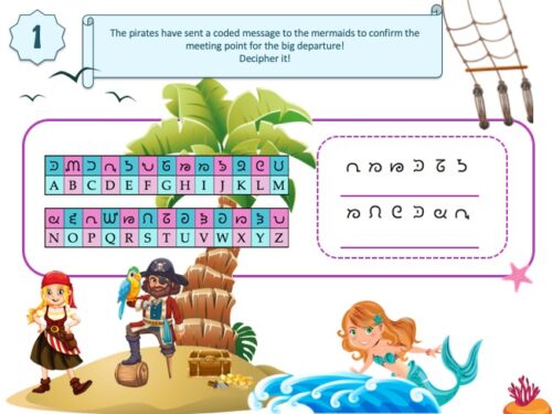 Pirates and mermaids treasure hunt - Treasure hunt 4 Kids