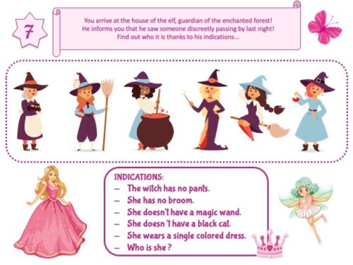 Princess treasure hunt game for kids to print - Treasure hunt 4 Kids