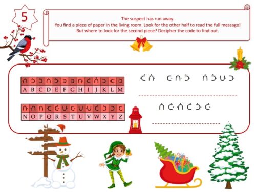 Printable Christmas Game for Kids Ages 8+ - The lost gifts - Treasure ...