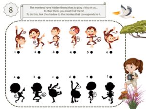 Savanna mystery game - Printable Safari for Ages 4–5 - Treasure hunt 4 Kids