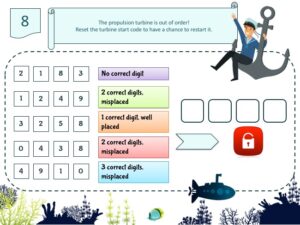 Sea Bed Escape Room - Oceanic Odyssey Treasure hunt 4 Kids