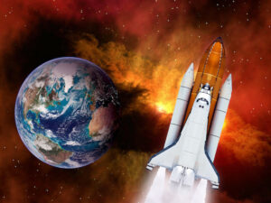 Space Escape Room Kit - Collision incoming - Treasure hunt 4 Kids