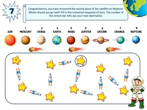 Space Expedition Mystery Game - Printable for Ages 4–5 - Treasure hunt ...