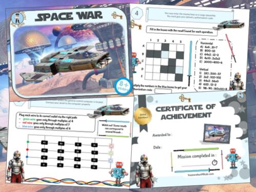 Galactic Escape Room - Space War Saga - Treasure hunt 4 Kids
