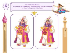 Fairytale Treasure Hunt - Print & Play game kit - Treasure hunt 4 Kids