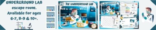 Underground Lab Escape Room - Treasure hunt 4 Kids