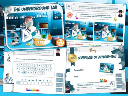 The Virus Escape Room Challenge - Operation Outbreak - Treasure hunt 4 Kids