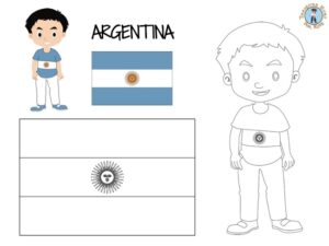 Argentina Coloring Page - Free Printables - Treasure hunt 4 Kids