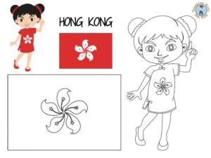 Hong Kong Coloring Page - Free Printables - Treasure hunt 4 Kids