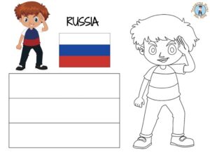 Russia Coloring Page - Free Printables - Treasure hunt 4 Kids
