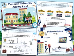Detective Academy Mystery Game - Printable Game for Kids 8+ - Treasure ...