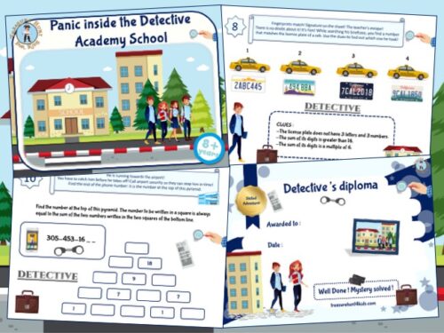 Detective Academy Mystery Game - Printable Game for Kids 8+ - Treasure ...