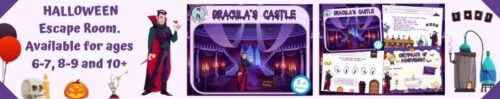 Vampire Escape Room - Dracula's Castle - Treasure hunt 4 Kids
