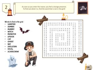 Haunted House mystery party game - Treasure hunt 4 Kids