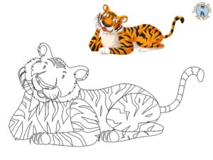 Tiger Coloring Page - Free Printables - Treasure hunt 4 Kids