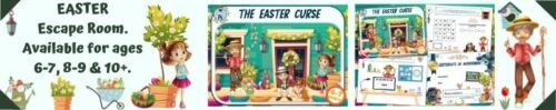 Easter Escape Room - 8-9 years old - Treasure hunt 4 Kids