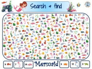 Look and find hidden picture puzzle - Treasure hunt 4 Kids