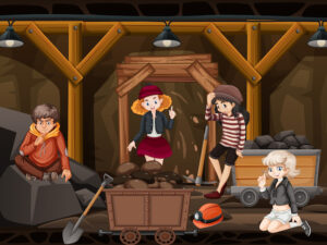 Printable Mining Party Game - Home Escape Room - Treasure hunt 4 Kids