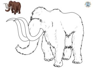 Mammoth Coloring Page - Free Printables - Treasure hunt 4 Kids