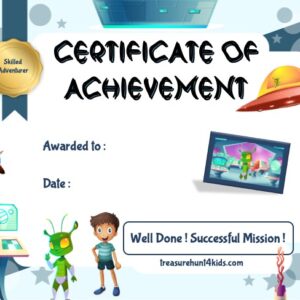 Alien Investigation game - From 8 years old - Treasure hunt 4 Kids