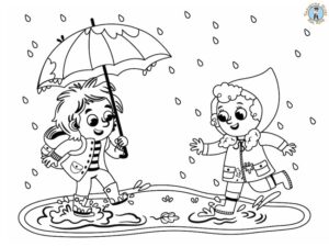 Fall Coloring Page - Free Printables - Treasure hunt 4 Kids