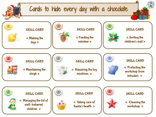 Elf Recruitment Advent Calendar - Treasure hunt 4 Kids