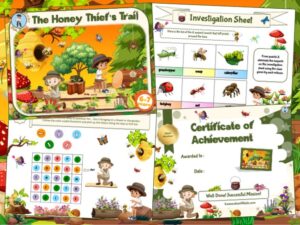 Insect Investigation Game - Treasure hunt - Treasure hunt 4 Kids