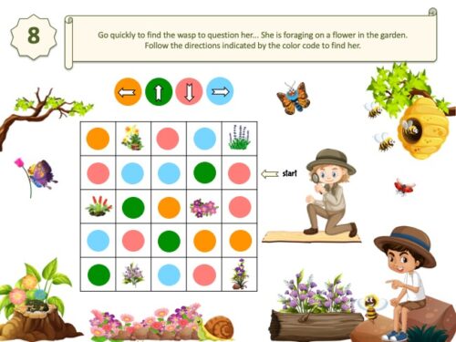 Insect Mystery Game - Treasure hunt - Treasure hunt 4 Kids